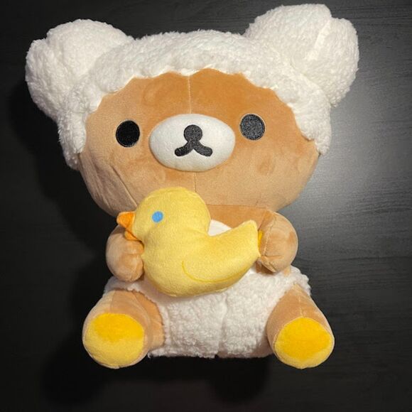 Toys | Sanx Bathtime Rilakkuma With Duck Plush 14 | Poshmark